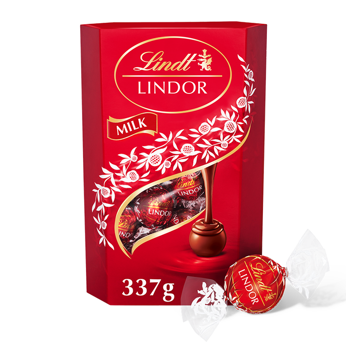 Lindt LINDOR Milk Chocolate Truffles 337g – The Luxury Box London
