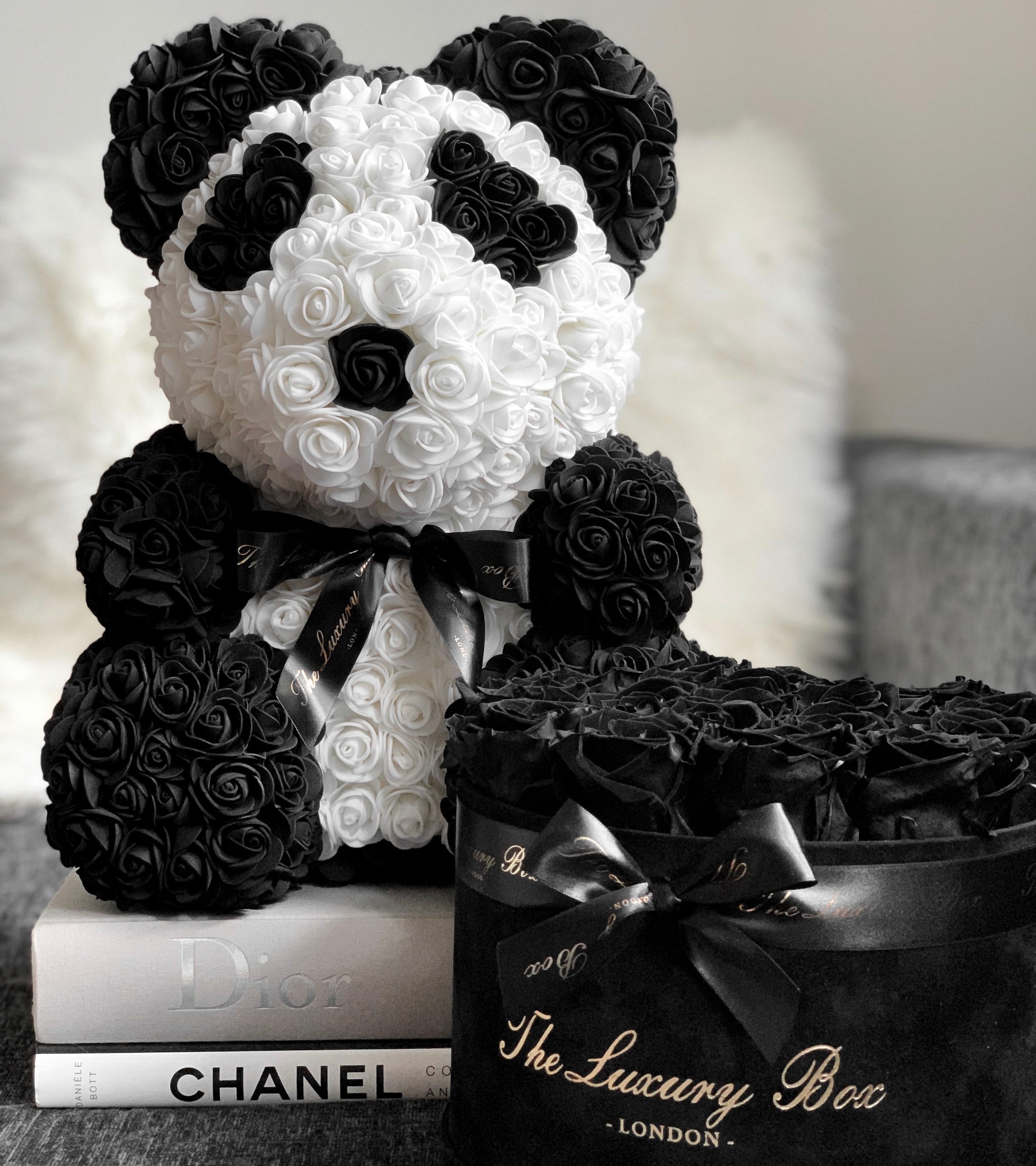 Eternity Rose Box & Panda Rose Bear Set – The Luxury Box London