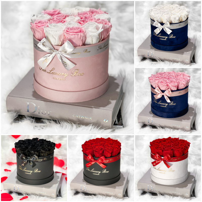 BUILD YOUR OWN Infinity Preserved Rose Box – The Luxury Box London