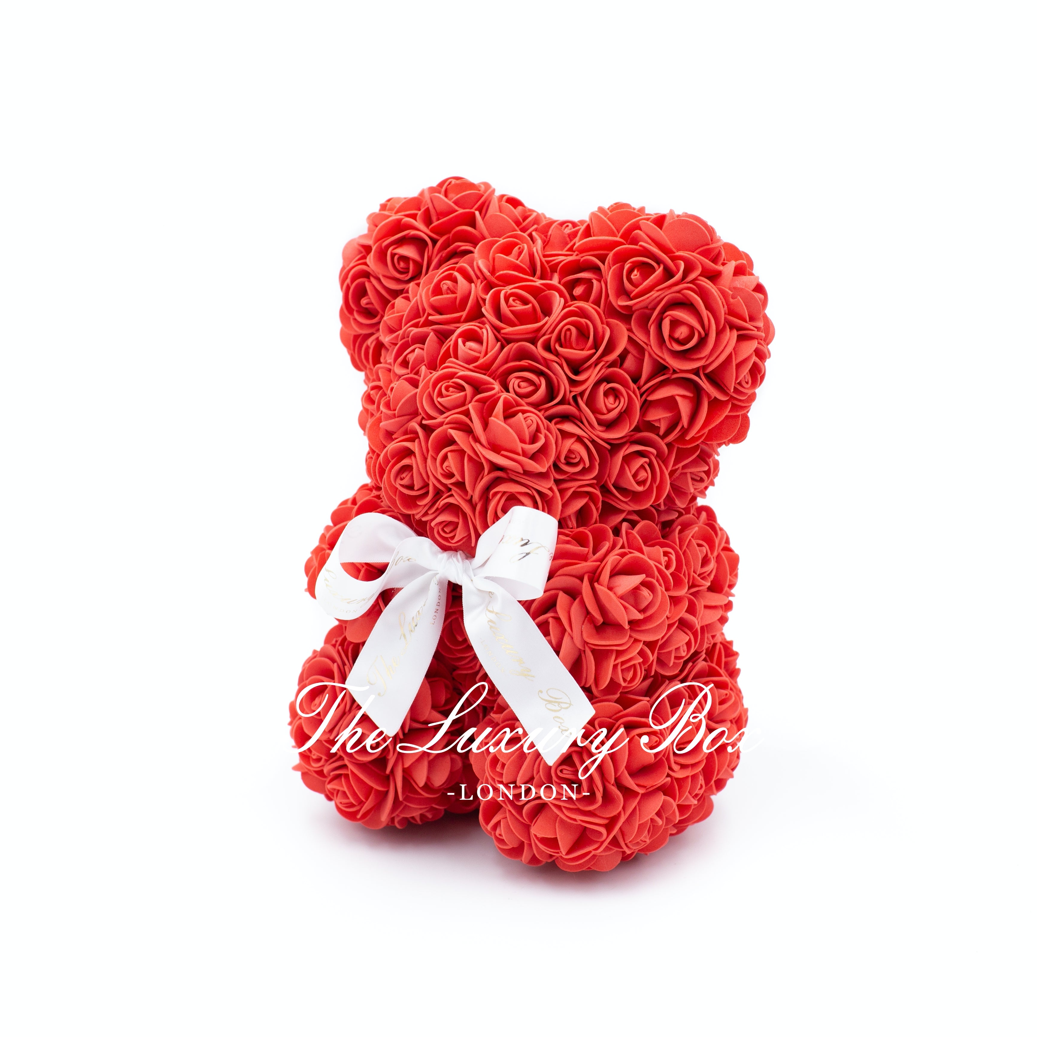 Small Red Rose Bear 25cm | Anniversary or Birthday Gift Idea for Her ...